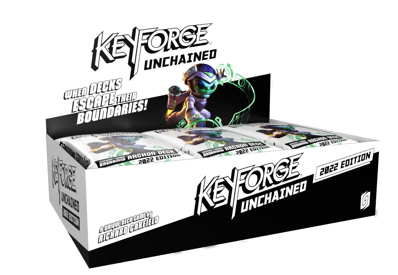 KeyForge: Unchained Display (Contains 12 Decks) – Ghost Galaxy