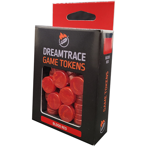 DreamTrace Game Tokens: Blood Red – Ghost Galaxy