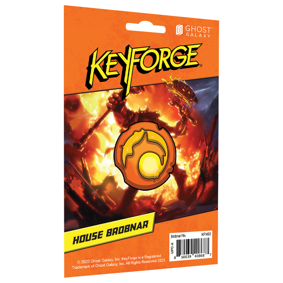 KeyForge: House Brobnar - Enamel Pin – Ghost Galaxy