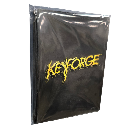 KeyForge: Logo Card Sleeves - Black – Ghost Galaxy