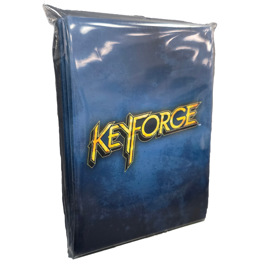 KeyForge: Logo Card Sleeves - Blue – Ghost Galaxy