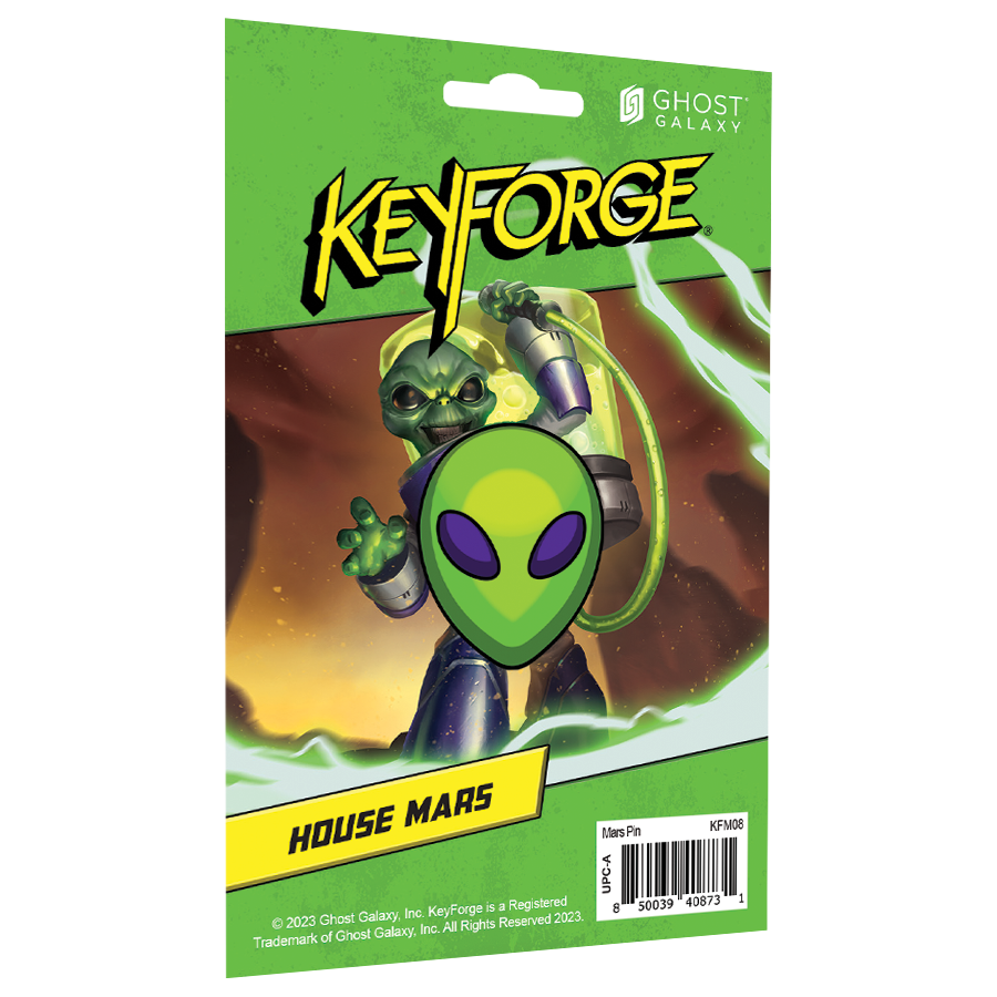 KeyForge: House Mars - Enamel Pin – Ghost Galaxy