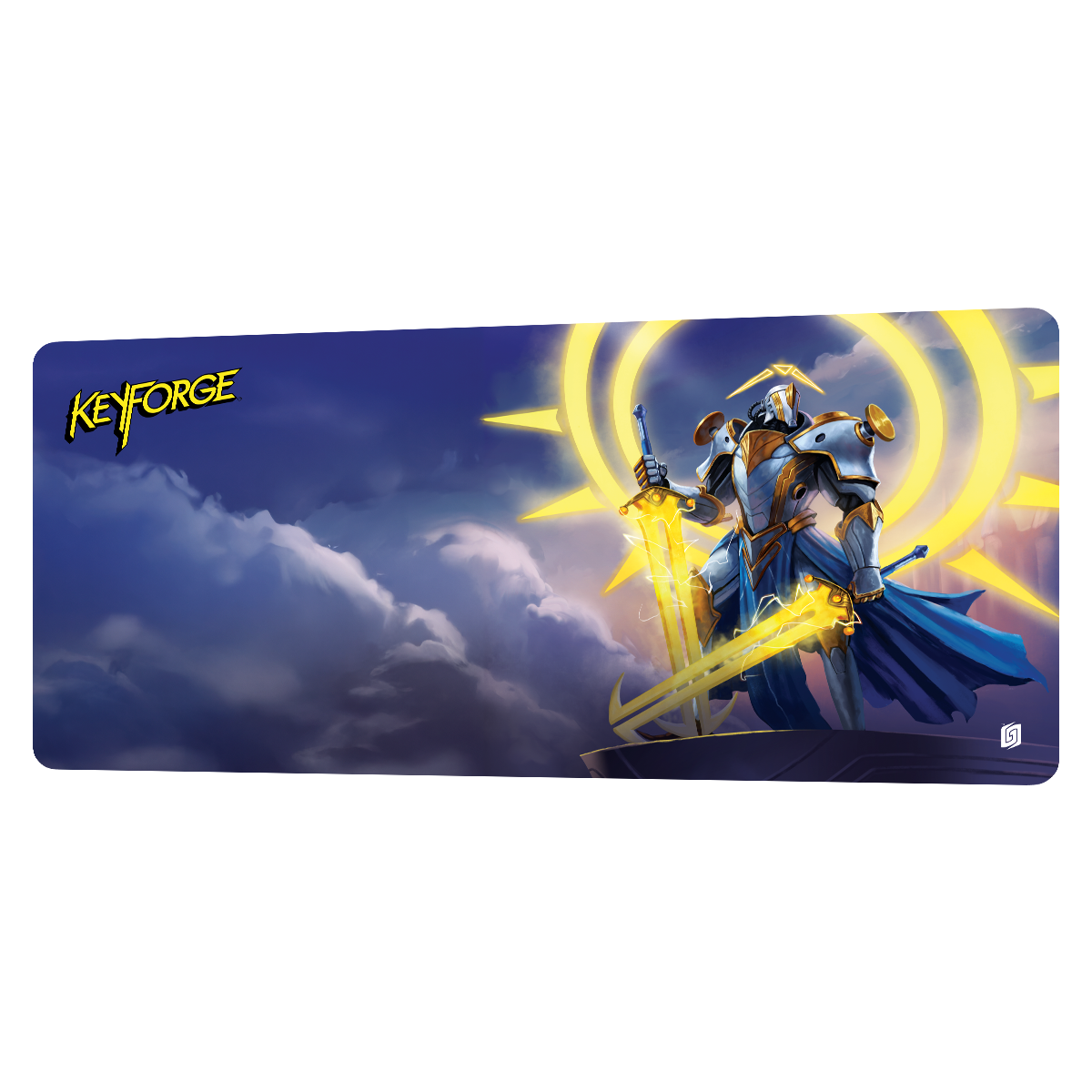 KeyForge: House Sanctum - "Brigadier Ols" Extra-Wide Playmat – Ghost Galaxy