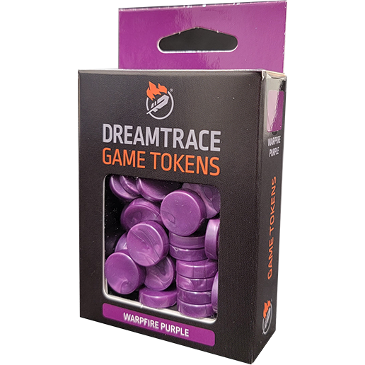 DreamTrace Game Tokens: Warpfire Purple – Ghost Galaxy