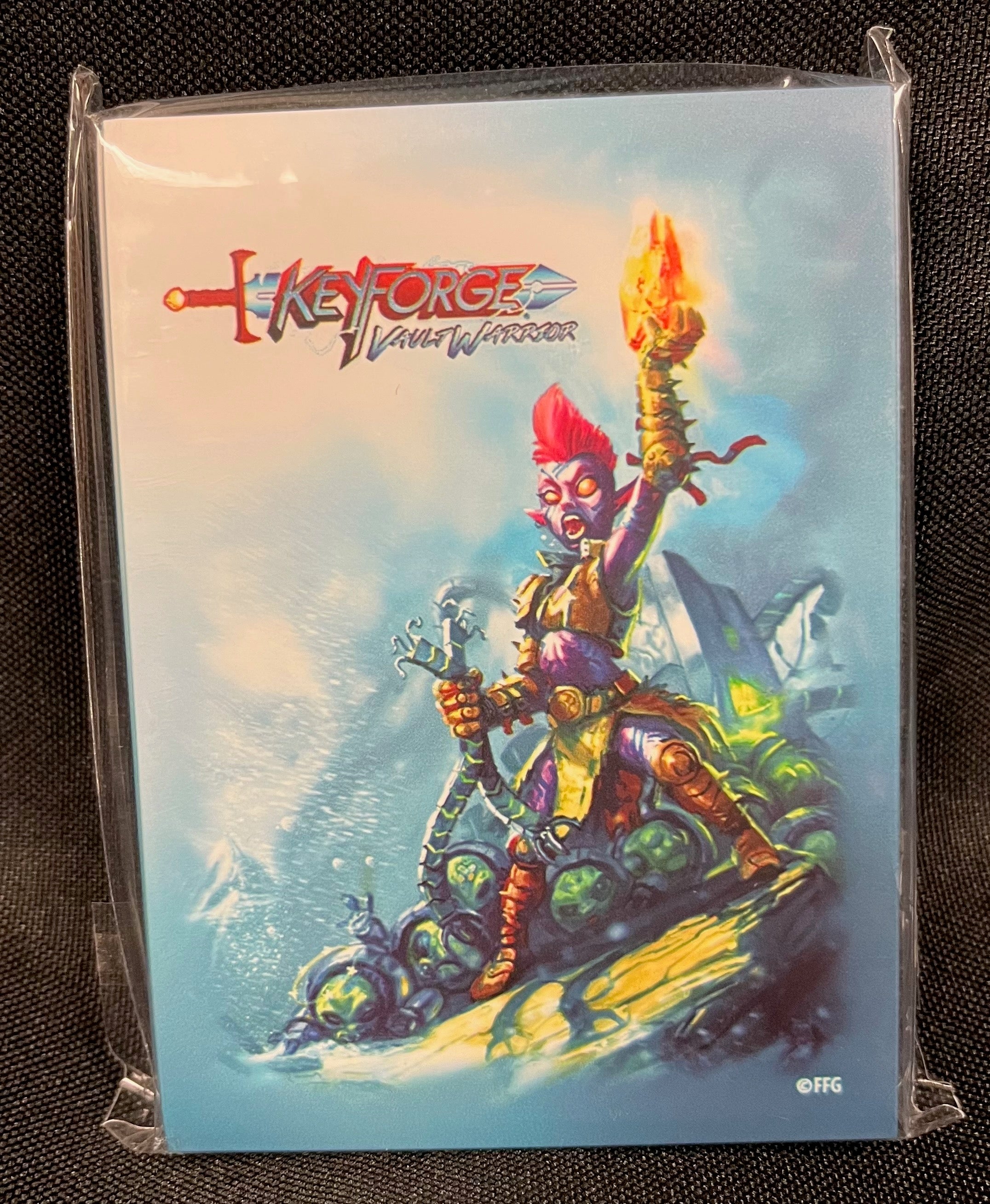 KeyForge: Art Sleeves: Vault Warrior – Ghost Galaxy